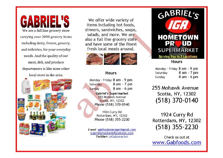 Catering & Hot Foods | Gabriel's Supermarkets